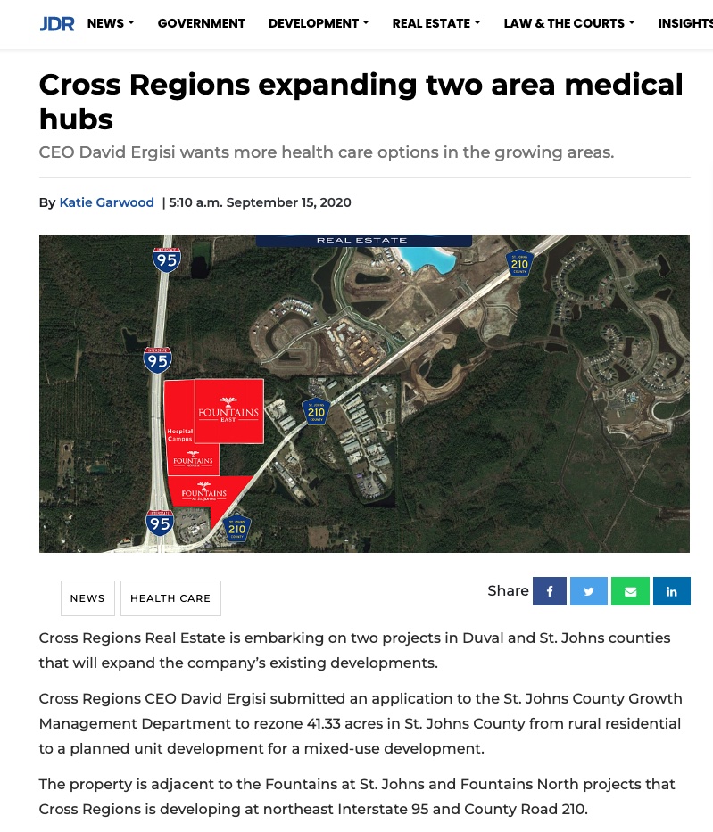 Cross Regions expanding two area medical hubs | Cross Regions Group